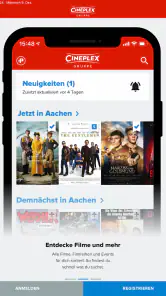 CINEPLEX Kinoprogramm App - Reviewed