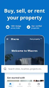 99acres Buy/Rent/Sell Property App - Reviewed