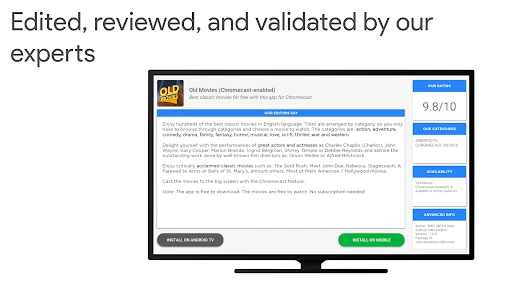 Apps 4 Chromecast & Android TV App - Reviewed