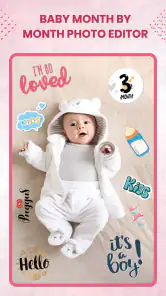Baby Month Photo Editor Frame App - Reviewed