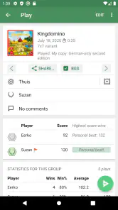 Board Game Stats App - Reviewed