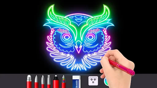 Doodle Master - Glow Art App - Reviewed