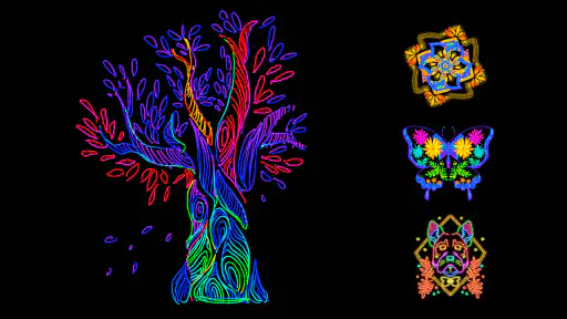 Doodle Master - Glow Art App - Reviewed