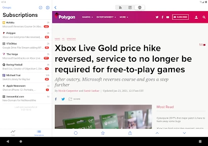 Fluent Reader Lite - RSS Clien App - Reviewed