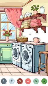 Interior Color by Number Book Game - Reviewed