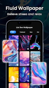 Magic Fluid Live Wallpapers 5D App - Reviewed