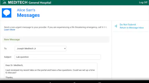 MEDITECH MHealth App - Reviewed