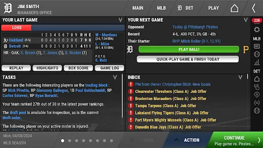 OOTP Baseball Go 25 Game - Reviewed