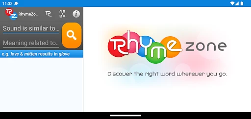 RhymeZone Rhyming Dictionary App - Reviewed