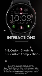 Snowflake rose gold watch face App - Reviewed