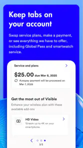 Visible mobile App - Reviewed