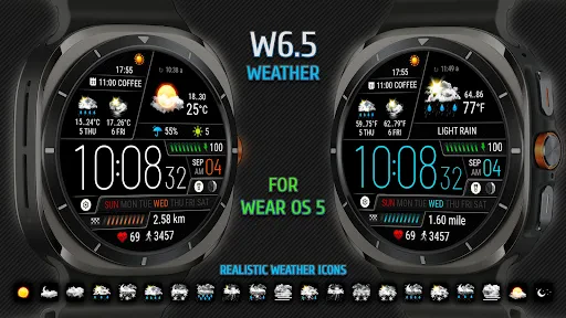 Weather watch face W6.5 App - Reviewed