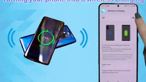 Wireless charge Phone to Phone App - Reviewed