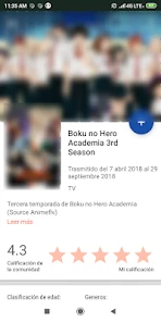 Aplicación Anime Center - Reviewed