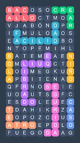 Aplicación Búsqueda de palabras - Reviewed