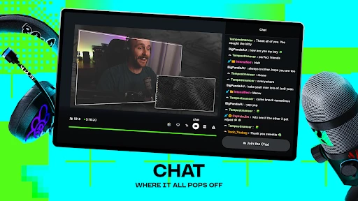 Aplicación Kick: Live Streaming - Reviewed
