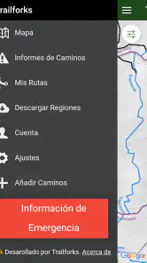 Aplicación Trailforks - Reviewed