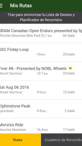 Aplicación Trailforks - Reviewed