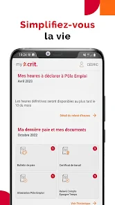 Application My-Crit - L'espace Intérimaire - Reviewed