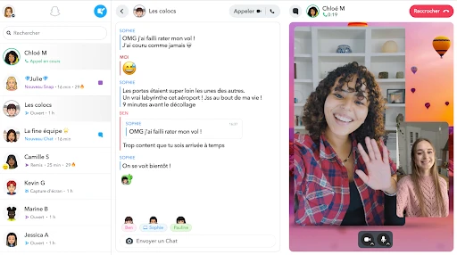 Application Snapchat - Reviewed