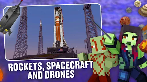 Application Space Rocket Mod for Minecraft - Reviewed