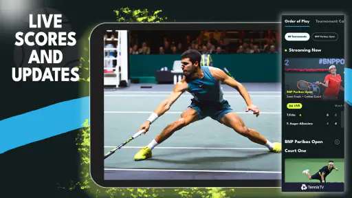 Application Tennis TV - Live Streaming - Reviewed