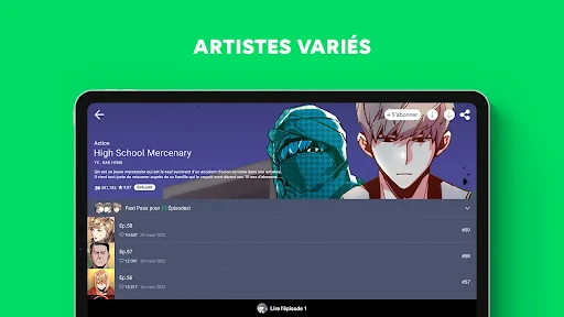 Application WEBTOON - Reviewed