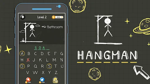 Hangman Words:Two Player Games アプリ - Reviewed