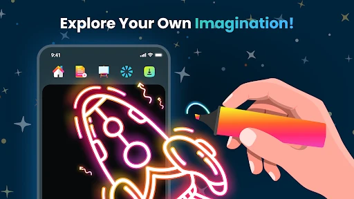 Magic Doodle: Glow Art Drawing アプリ - Reviewed