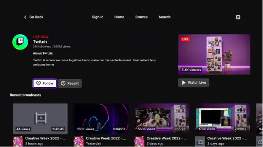 Twitch: Live streaming App - Reviewed