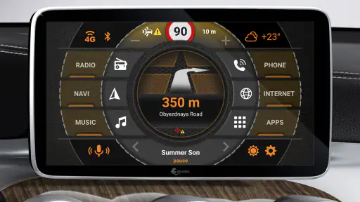 App AGAMA Car Launcher - Reviewed