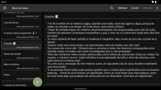 Aplicativo Bloco de notas - notas simples - Reviewed