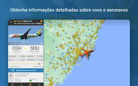 Aplicativo Flightradar24 Flight Tracker - Reviewed