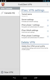App FortiClient VPN - Reviewed