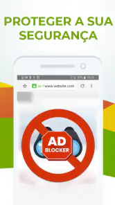 Aplicativo Free Adblocker Browser:Adblock - Reviewed