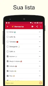 Aplicativo Lista de compras - Reviewed