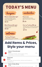 Aplicativo Menu Maker, Design Creator - Reviewed