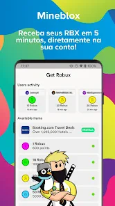 Aplicativo Mineblox - Obter RBX - Reviewed