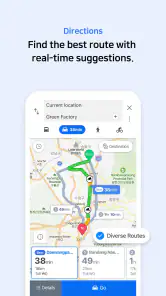 Aplicativo NAVER Map, Navigation - Reviewed