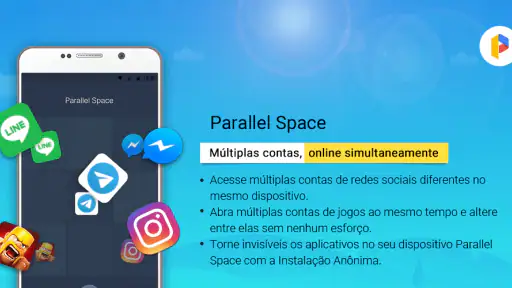 App Parallel Space-contas diversas - Reviewed