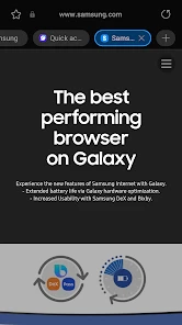 Aplicativo Samsung Internet Browser - Reviewed