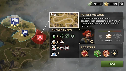 Aplicativo WWII Defense: RTS Army TD game - Reviewed